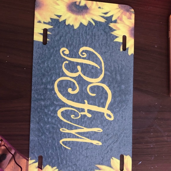 Other | Sublimated Personalized Car Tags | Poshmark